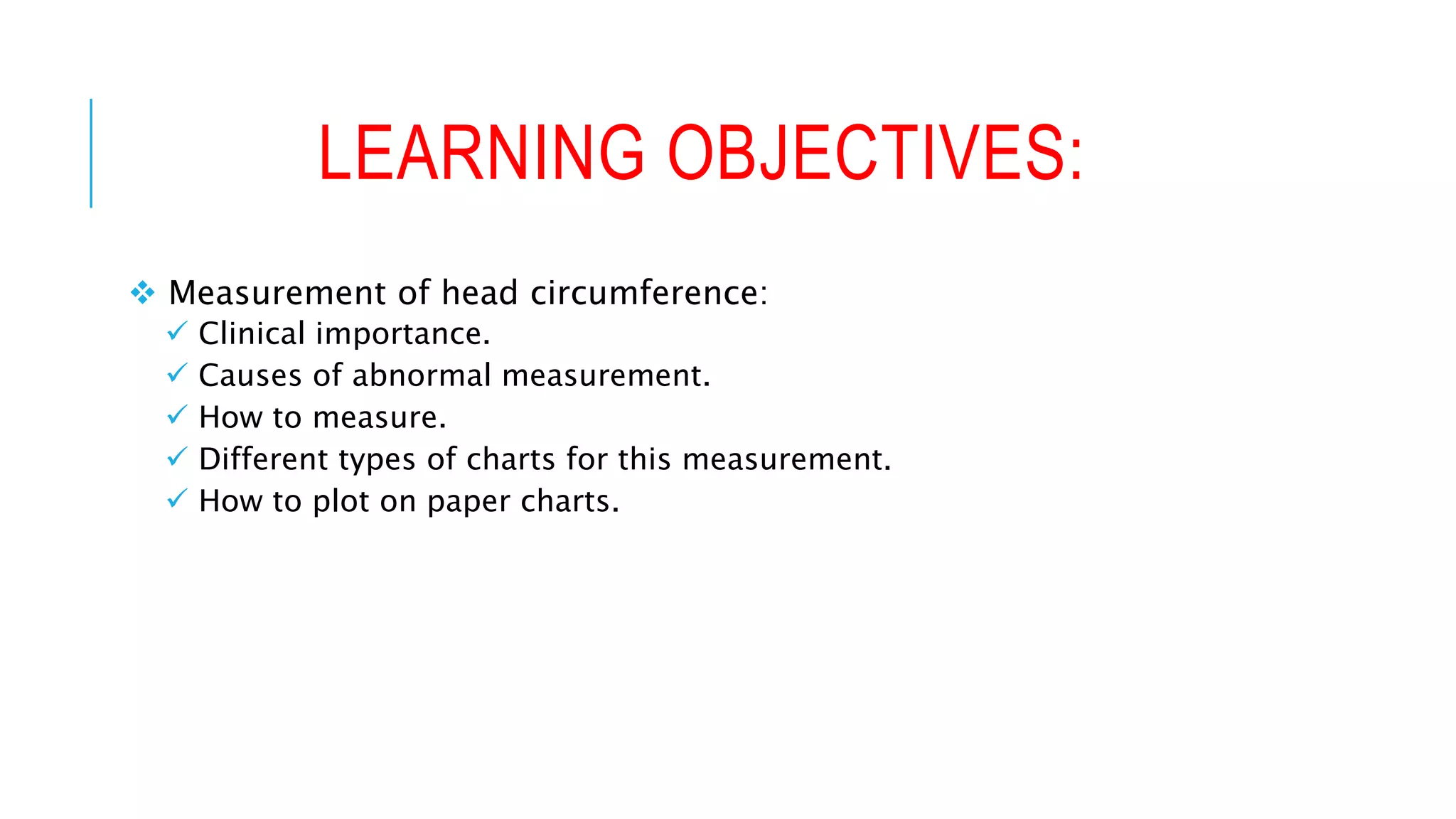 Pediatric growth (Head circumference) | PPTX