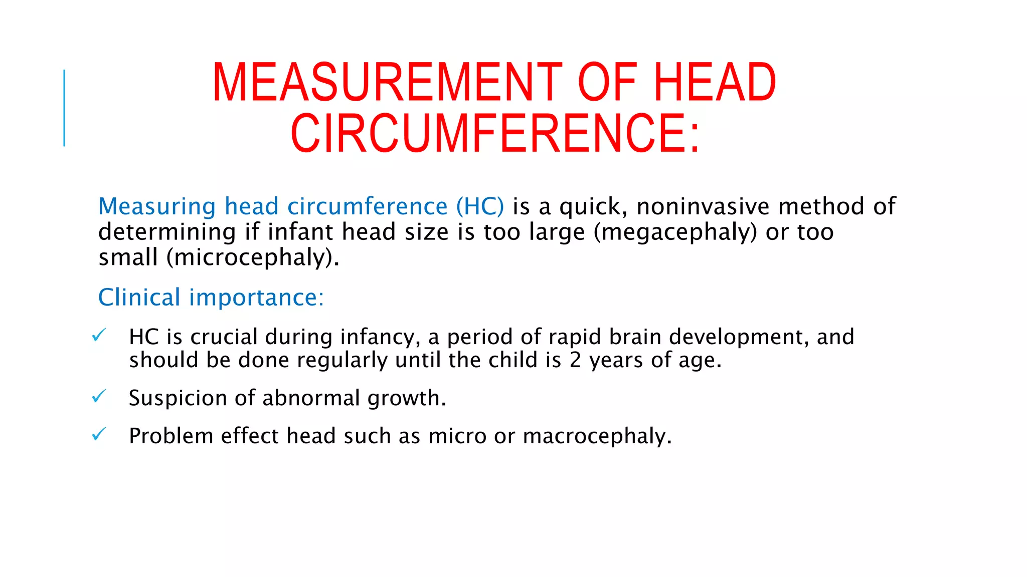Pediatric growth (Head circumference) | PPTX