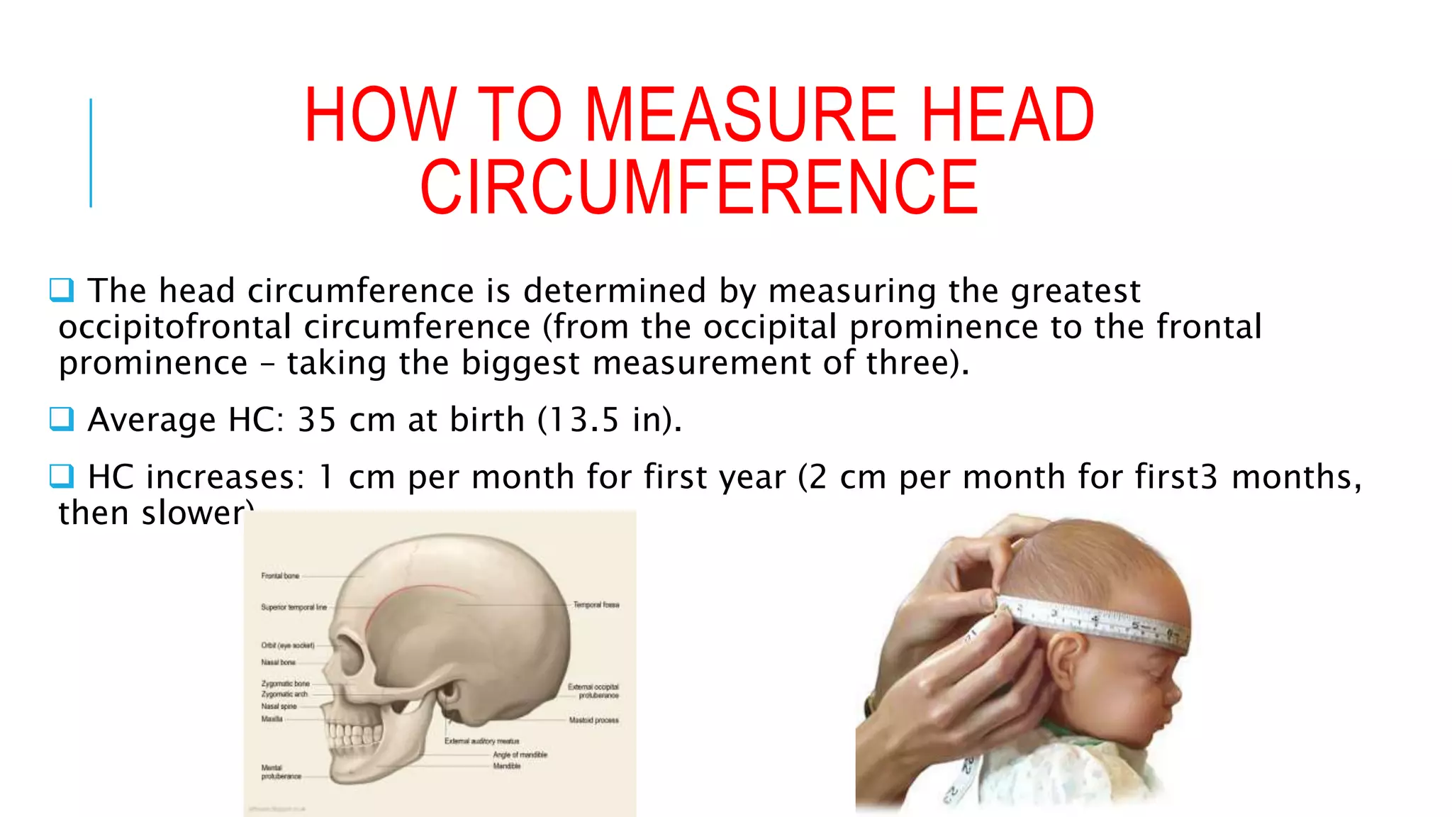 Pediatric growth (Head circumference) | PPTX