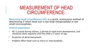 Pediatric growth (Head circumference) | PPTX