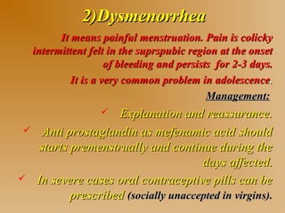 COMMON GYNECOLOGICAL PROPLEMS IN PEDIATRICS | PPT