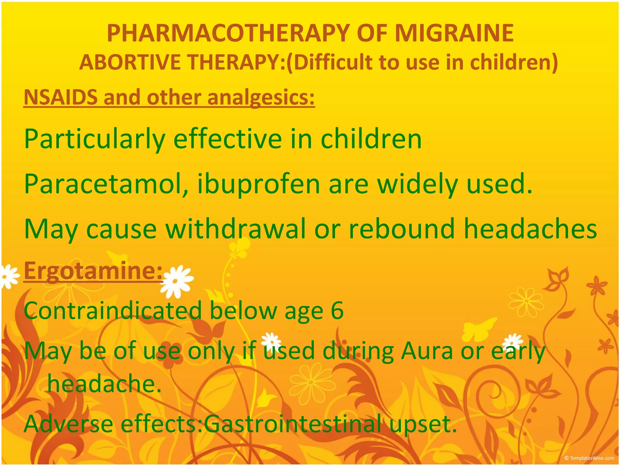 Pediatric headache by dr. milind bapat | PPT