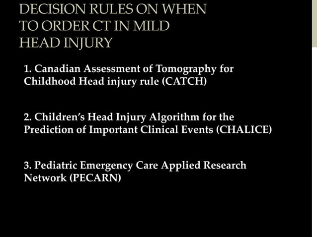 Pediatric Head Trauma | PPT