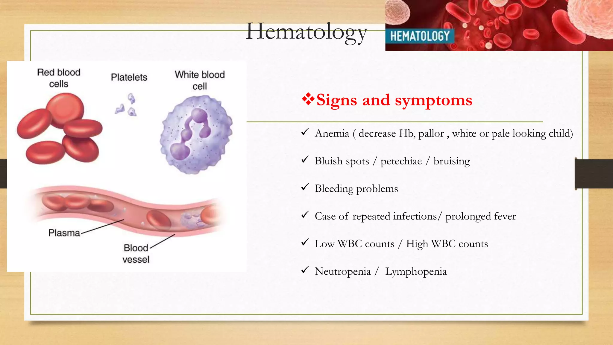 Pediatric Hemato Oncology | PPTX