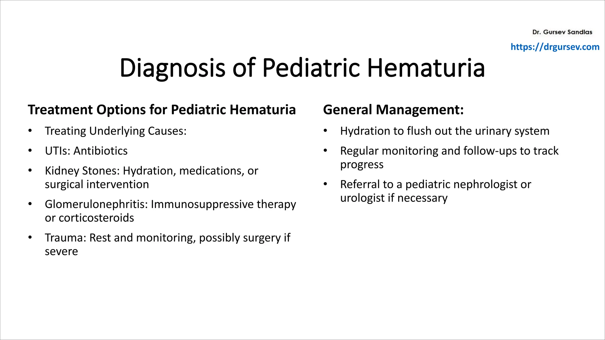 Pediatric Hematuria: Key Causes, Symptoms, and Treatments | PDF