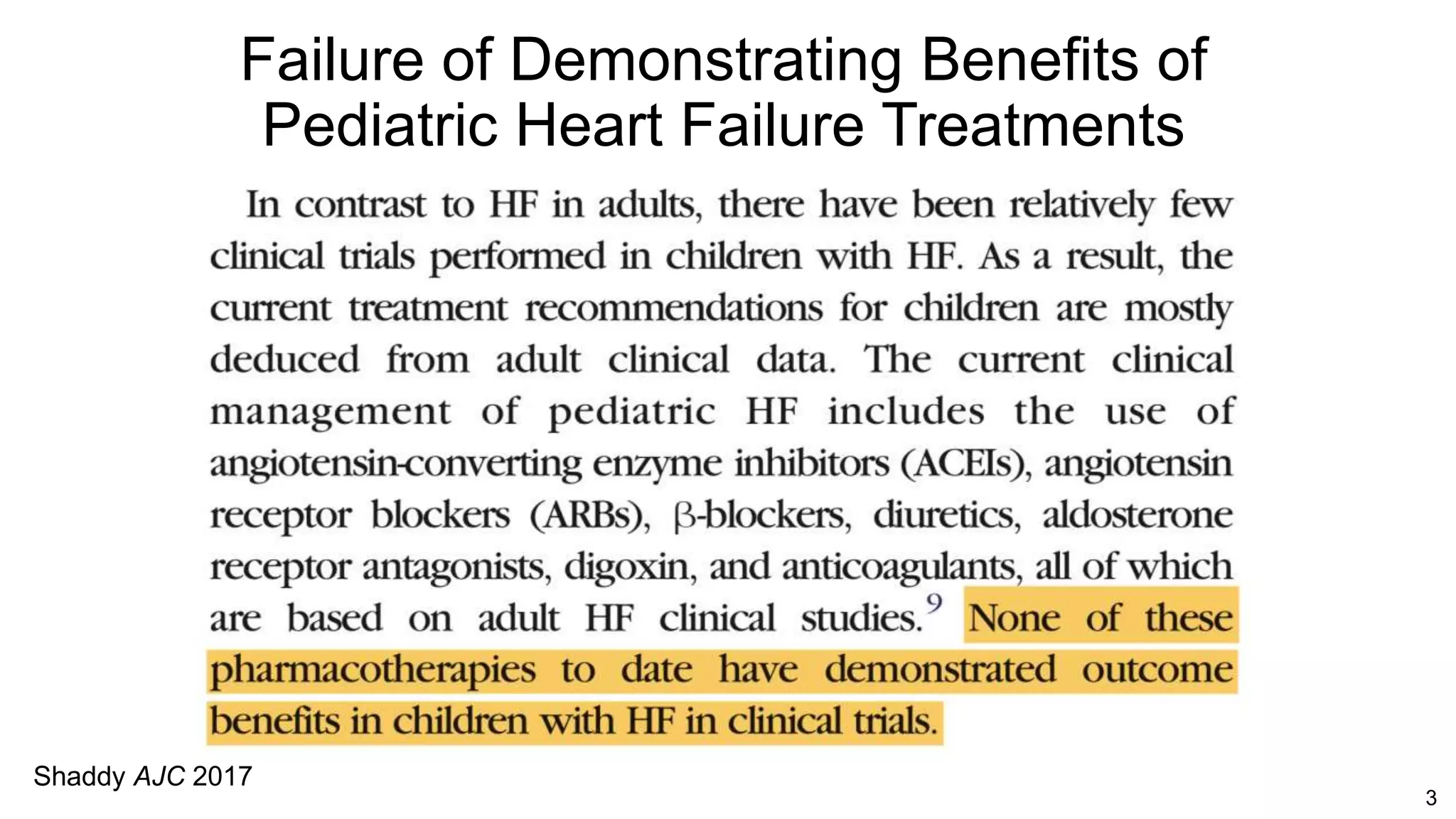 Drug Development in Pediatric Heart Failure | PPTX