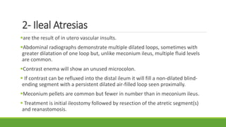 Pediatric High and Low intestinal Obstruction.pptx