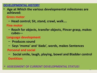 Pediatric history & physical exam | PPT