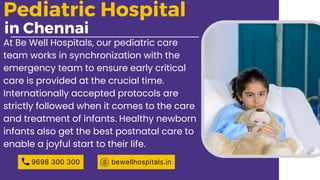Pediatric Hospital in Chennai.pdf . | PDF