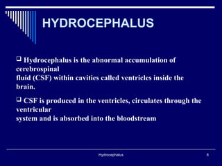 Pediatric Hydrocephalus Treatment and Diagnosis | PPT