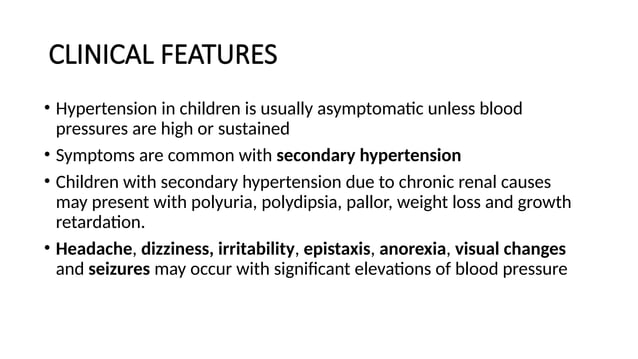 PEDIATRIC_HYPERTENSION explained in detailed | PPT