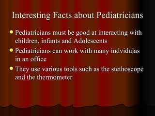 Pediatrician | PPT