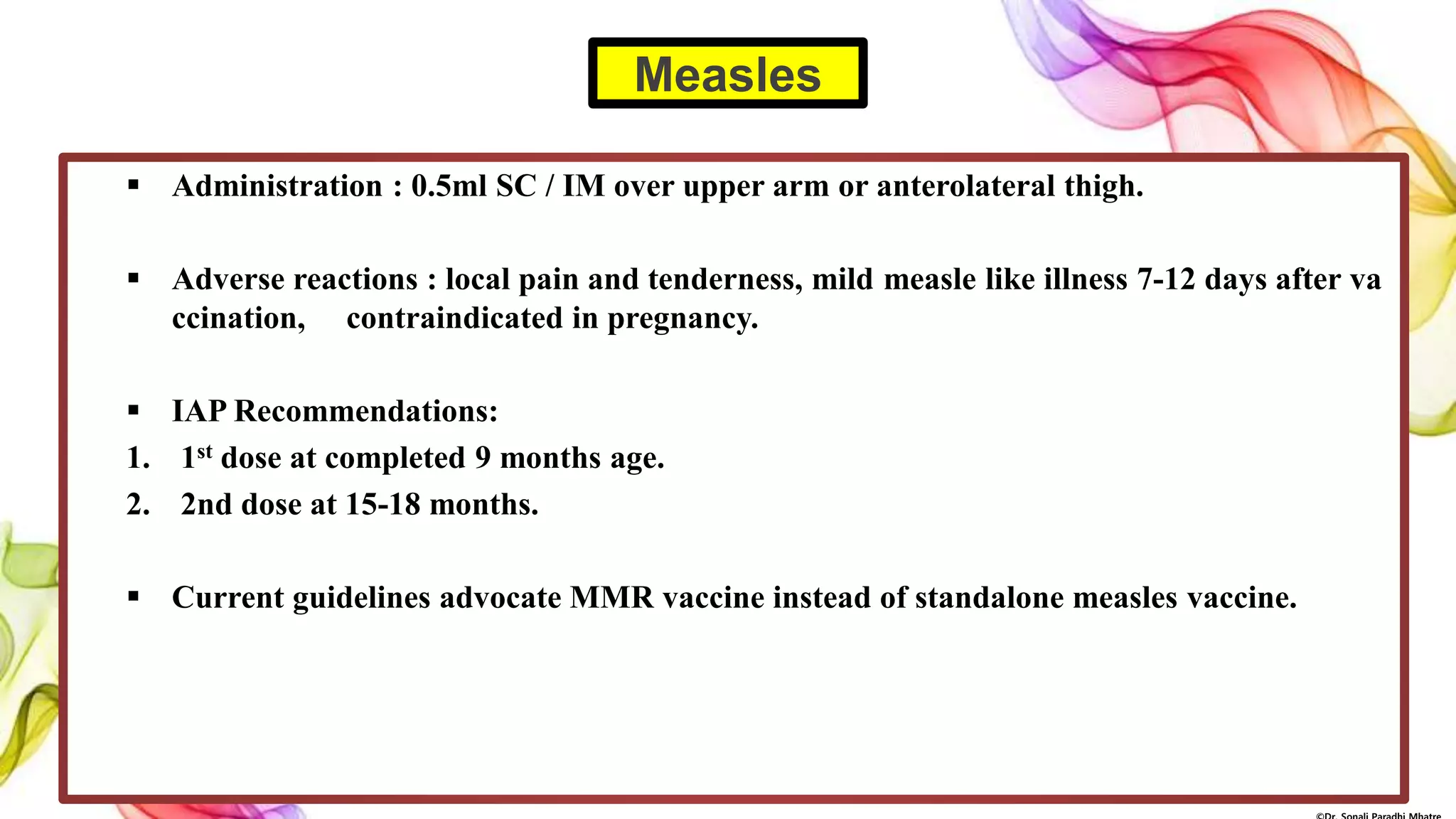 Pediatric immunization (Part 1/4) | PPTX