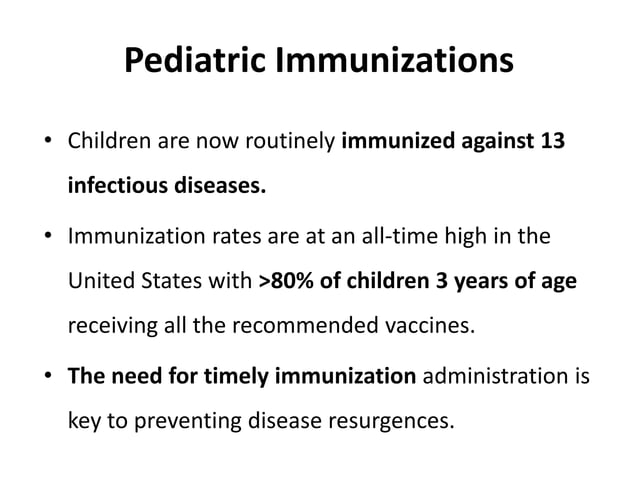 PEDIATRIC IMMUNIZATIONS A COMPLETE GUIDE FOR VACCINATORS | PPT ...