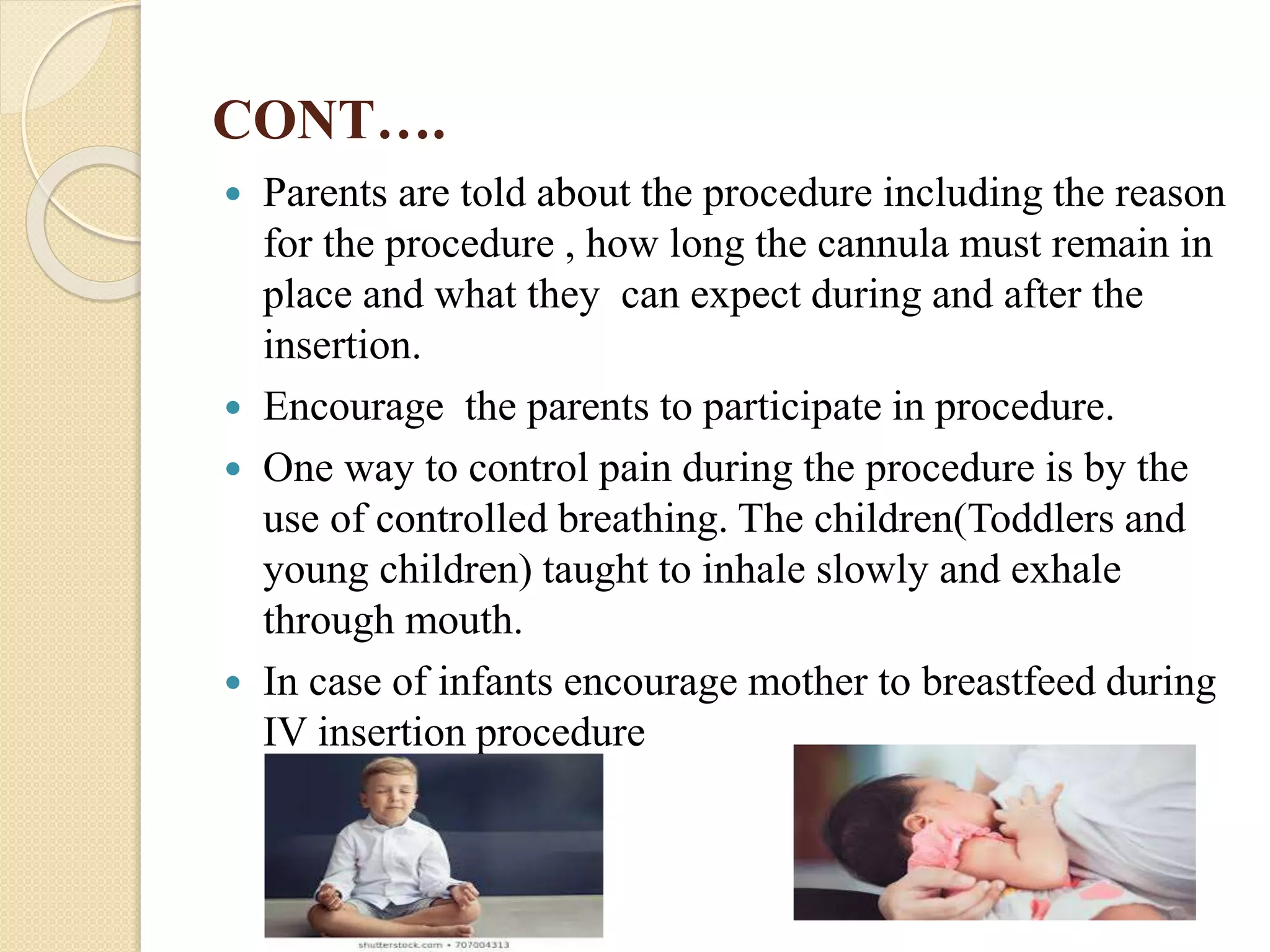 Pediatric intravenous cannulation | PPTX