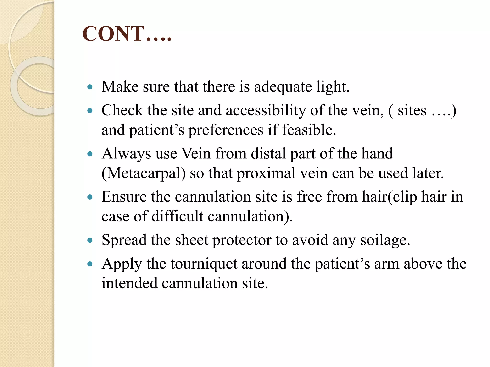 Pediatric intravenous cannulation | PPTX