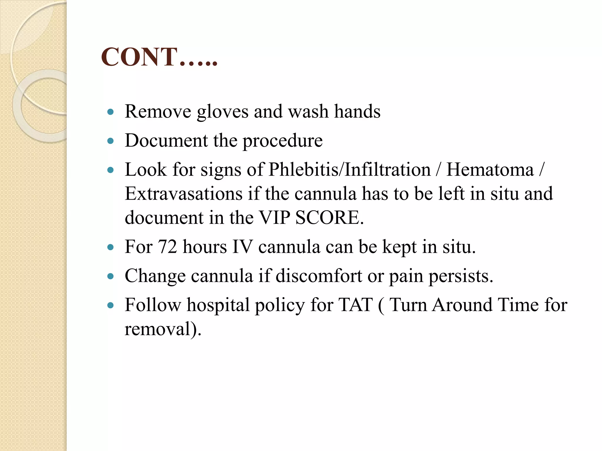 Pediatric intravenous cannulation | PPTX