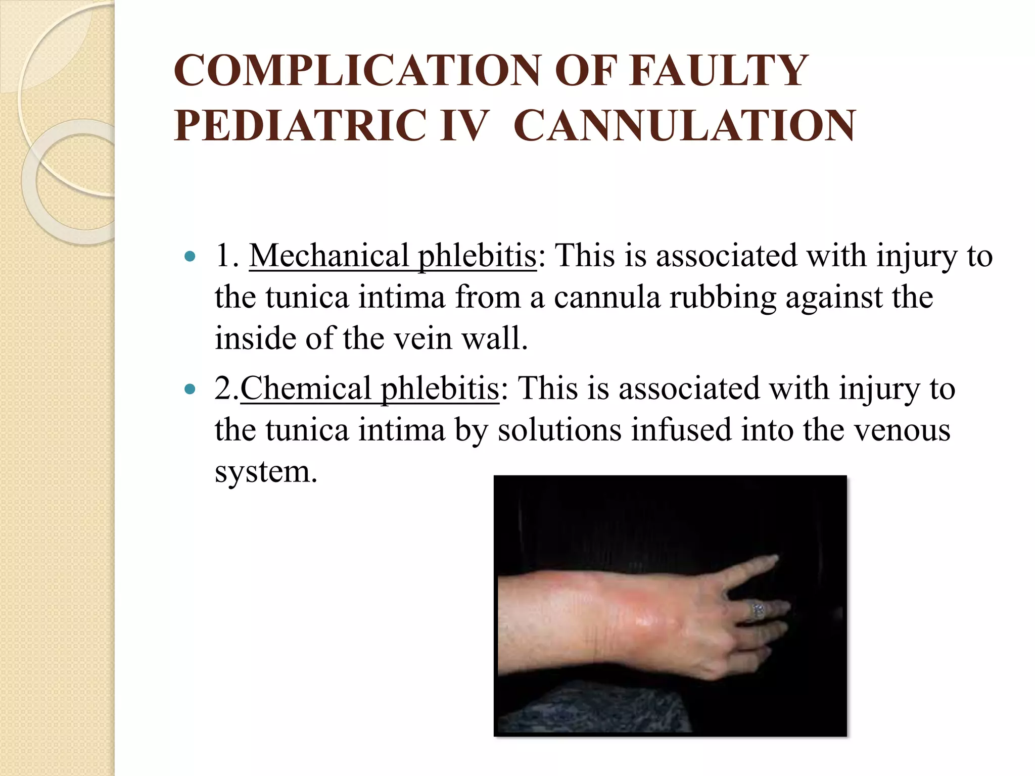 Pediatric intravenous cannulation | PPTX