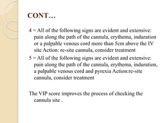 Pediatric intravenous cannulation | PPTX