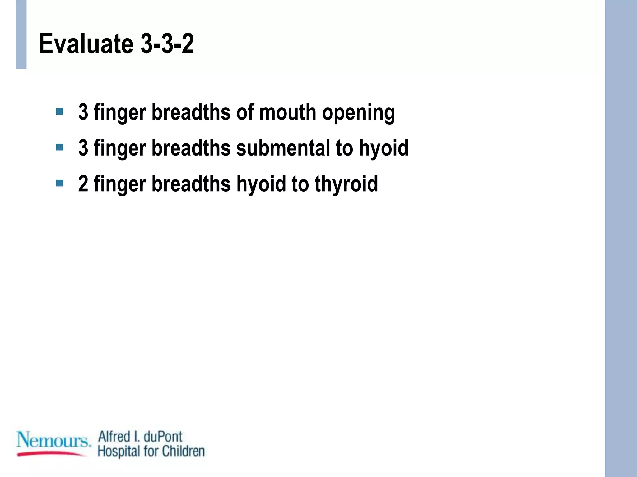 Pediatric intubation | PPTX