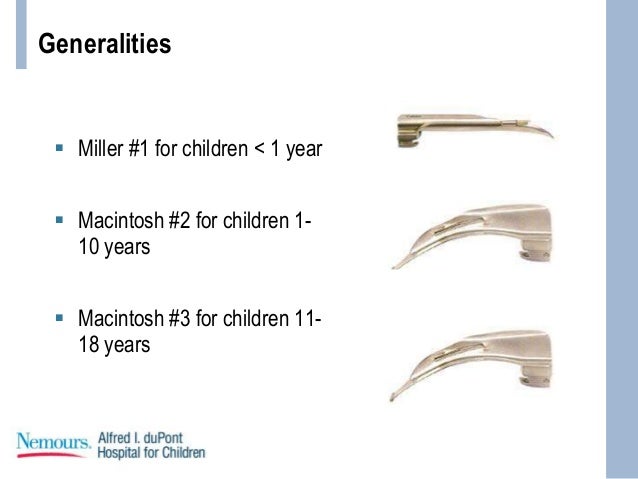 Pediatric intubation