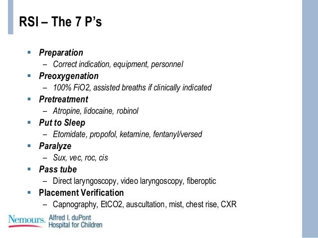 Pediatric intubation