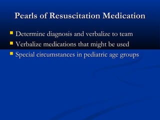 Pediatric intubation pharmacology | PPT | First Aid | Injuries