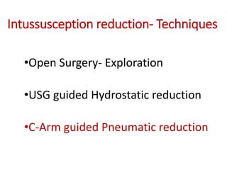 Pediatric Intussusception | PPTX