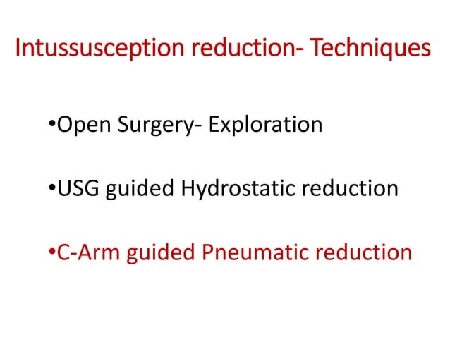 Pediatric Intussusception | PPTX