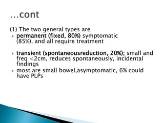 Pediatric intussusception final | PPTX