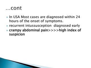 Pediatric intussusception final | PPTX