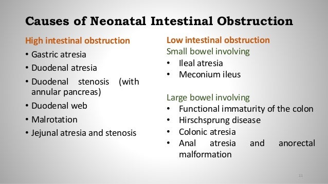 Imaging in Paediatric Intestinal Obstruction