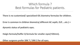 pediatric IOL calculation and visual rehabilitation .pptx
