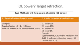 pediatric IOL calculation and visual rehabilitation .pptx