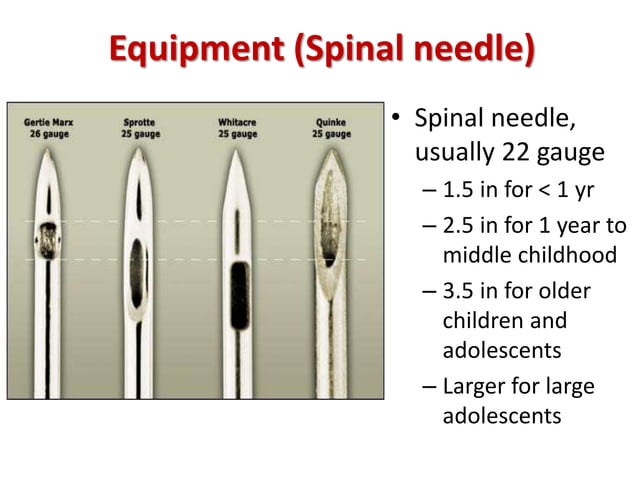 Pediatric lumbar puncture | PPTX