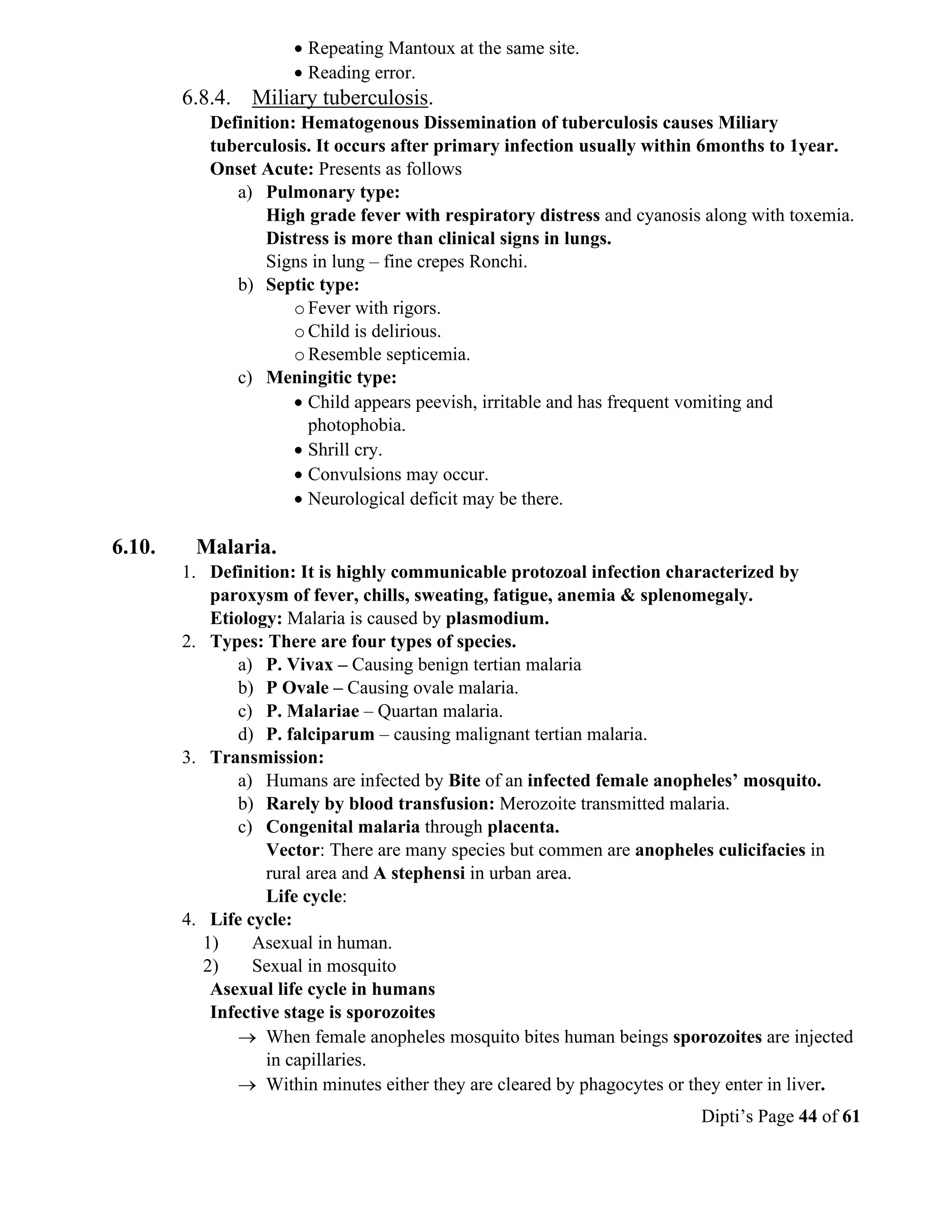 Pediatric lecture notes infectious diseases | PDF