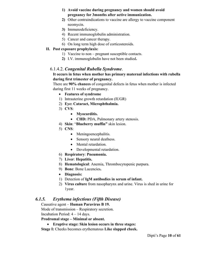 Pediatric lecture notes infectious diseases | PDF | Infectious Diseases ...