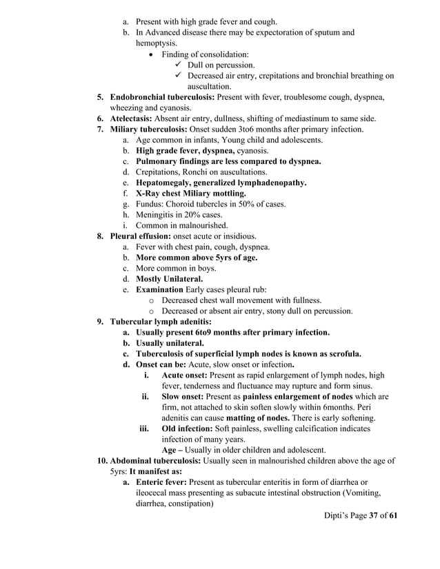 Pediatric lecture notes infectious diseases | PDF | Infectious Diseases ...