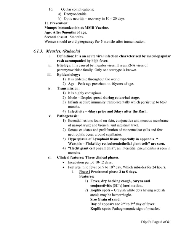 Pediatric lecture notes infectious diseases | PDF | Infectious Diseases ...