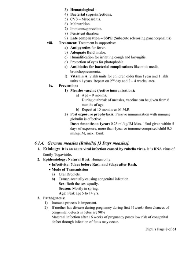 Pediatric lecture notes infectious diseases | PDF | Infectious Diseases ...
