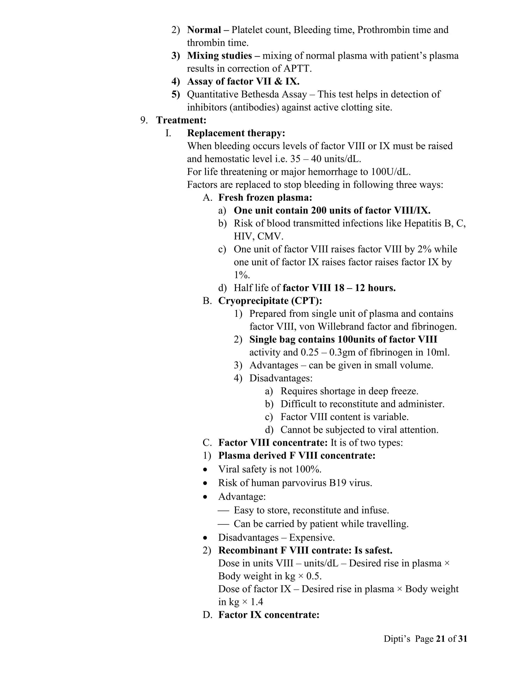 Pediatric lecture notes in hematology | PDF
