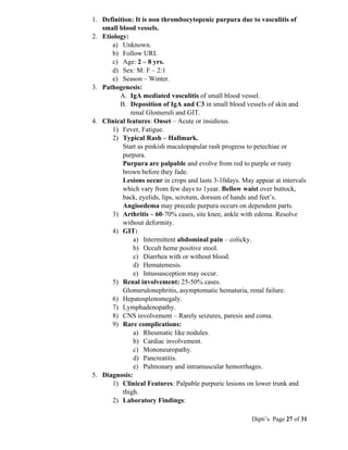 Pediatric lecture notes in hematology | PDF