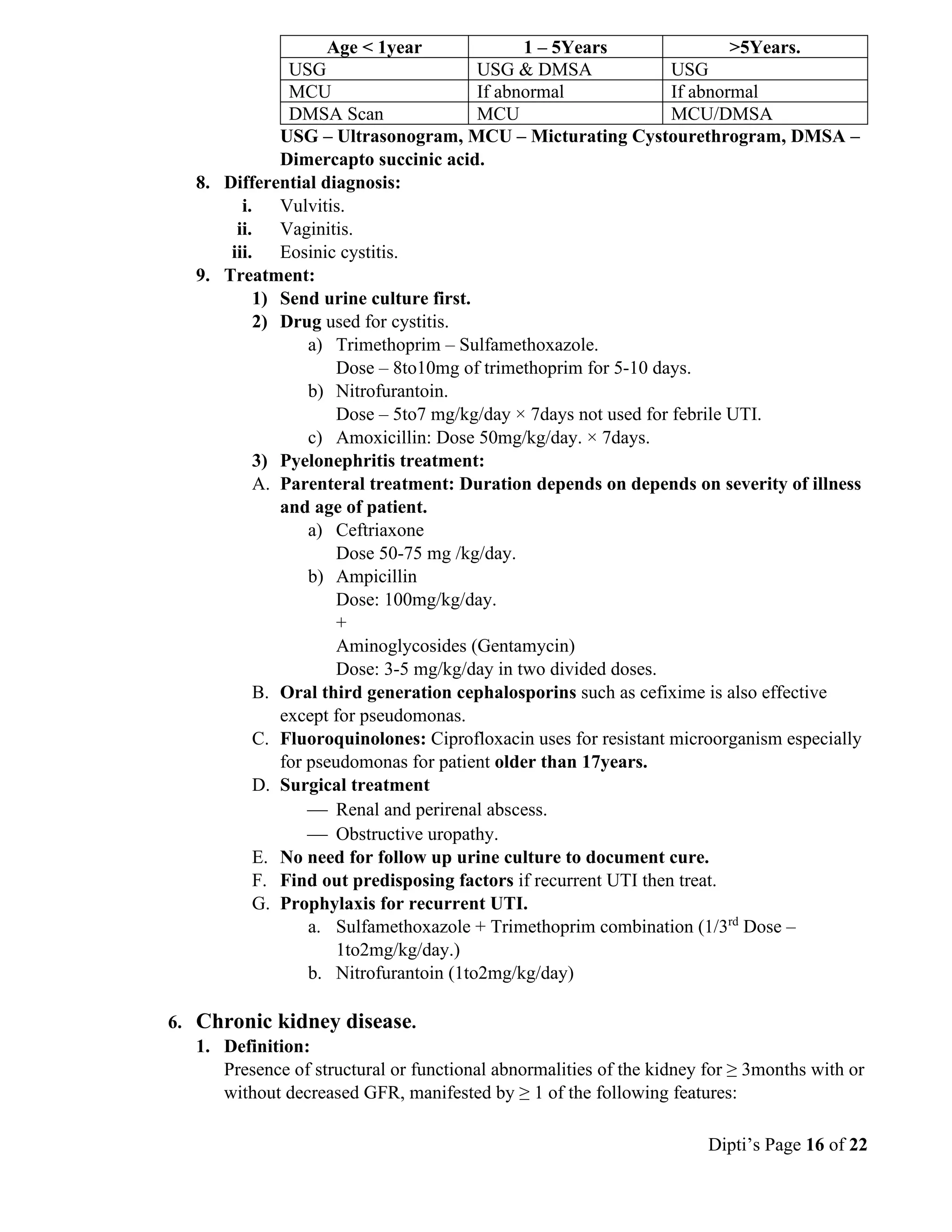 Pediatric lecture notes on nephrology | PDF