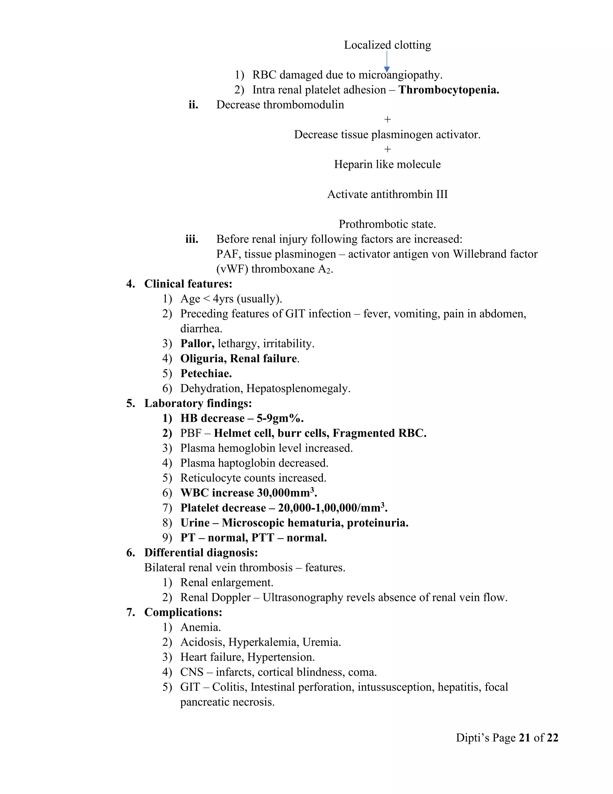 Pediatric lecture notes on nephrology | PDF