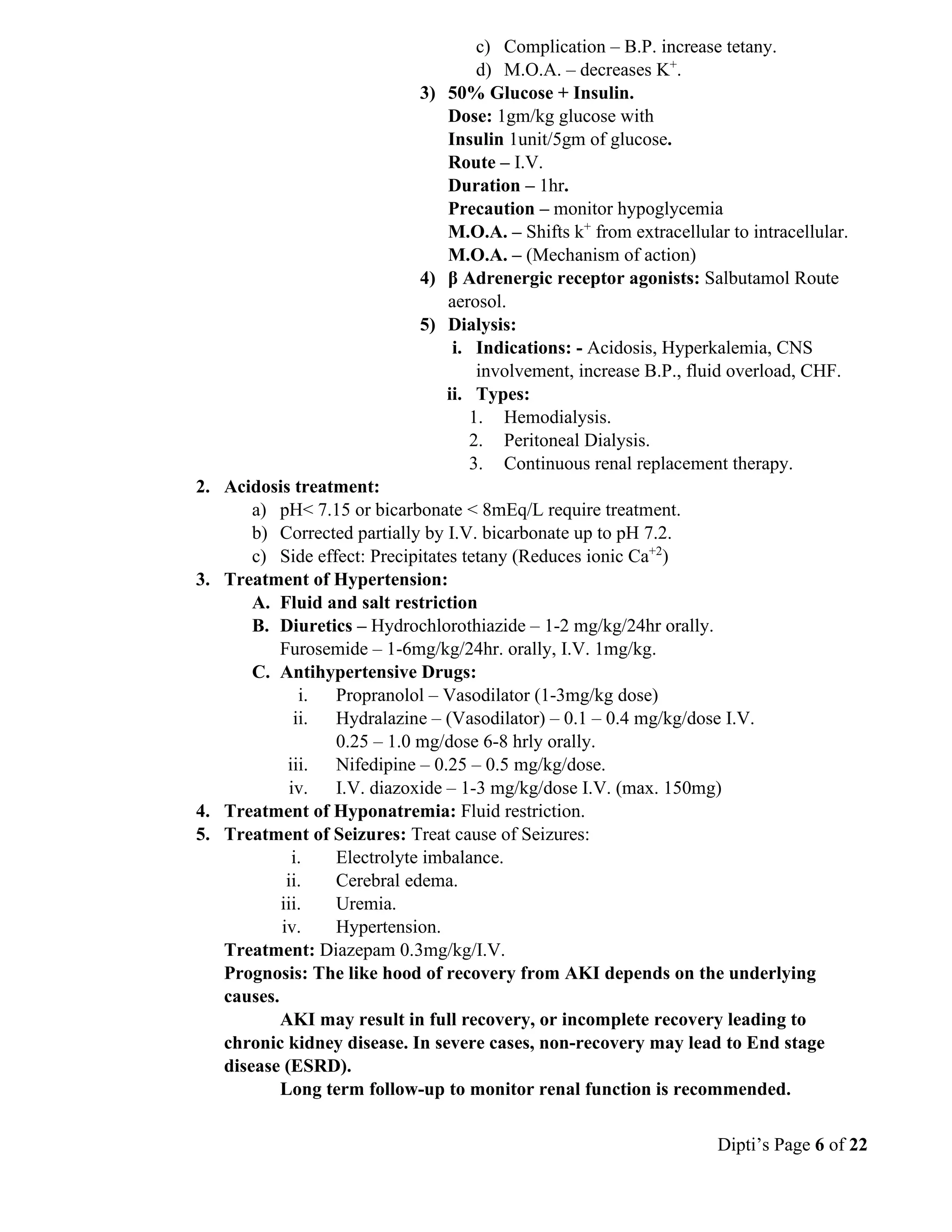 Pediatric lecture notes on nephrology | PDF