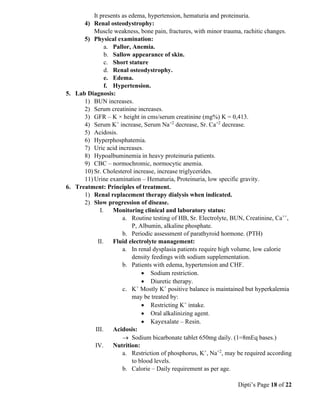 Pediatric lecture notes on nephrology | PDF
