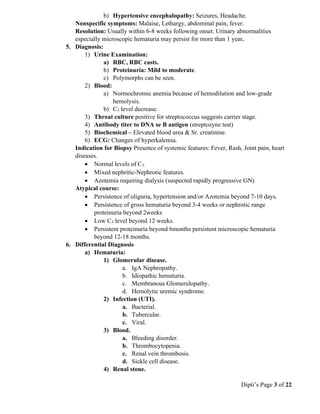 Pediatric lecture notes on nephrology | PDF