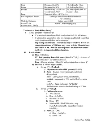Pediatric lecture notes on nephrology | PDF