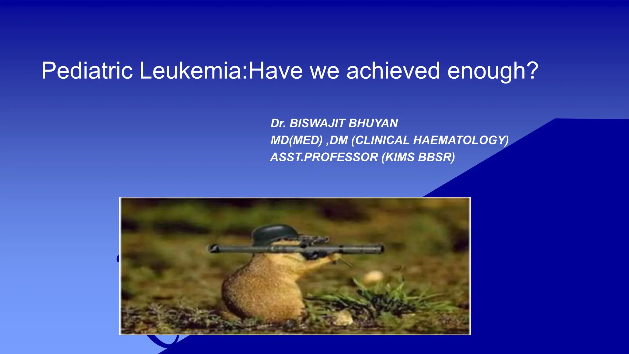 Pediatric Leukemia a breif oveerview.pptx