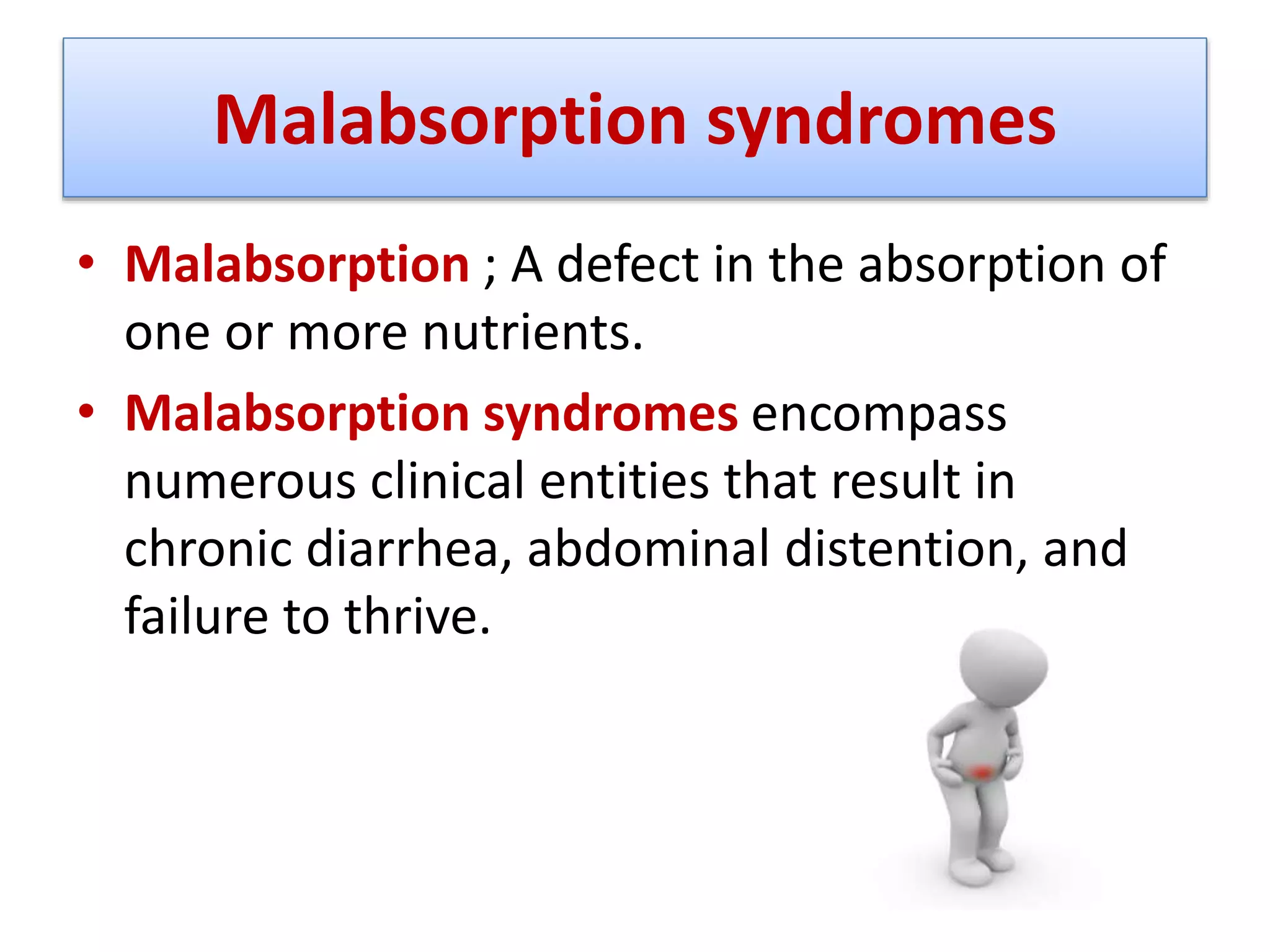 Pediatric malabsorption syndromes | PPTX